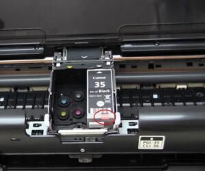 Replace an Empty Ink Cartridge in the Canon PIXMA TR150 Mobile Printer ...